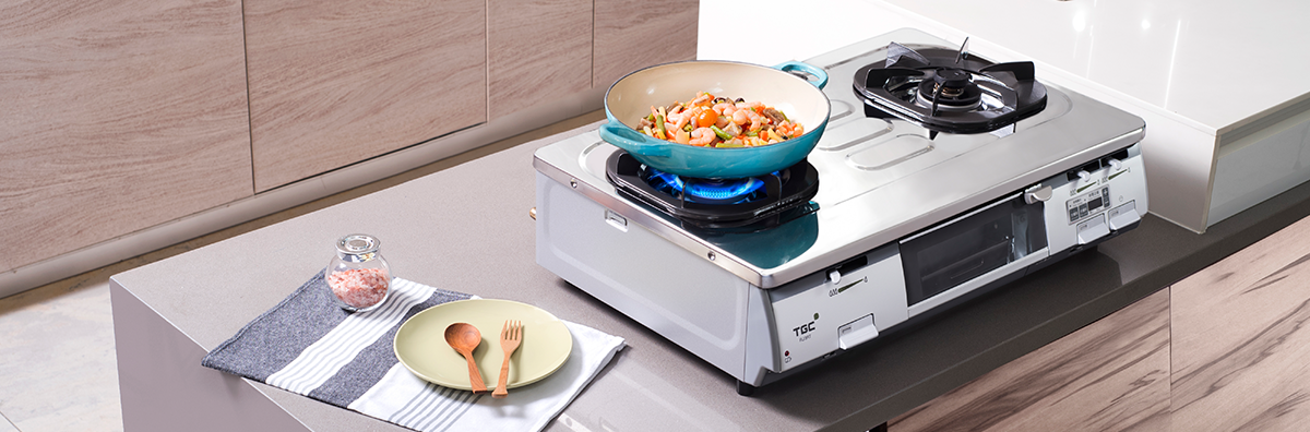 煤氣優質爐具產品 - 座枱煮食爐